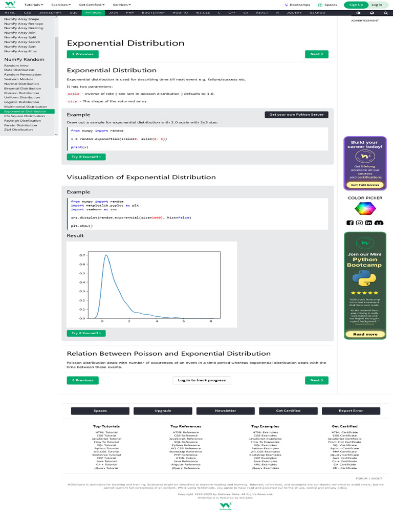Exponential Distribution | PDF