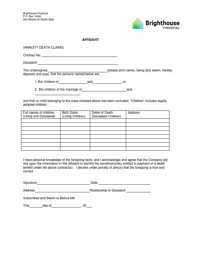 Affidavit | PDF | Social Science