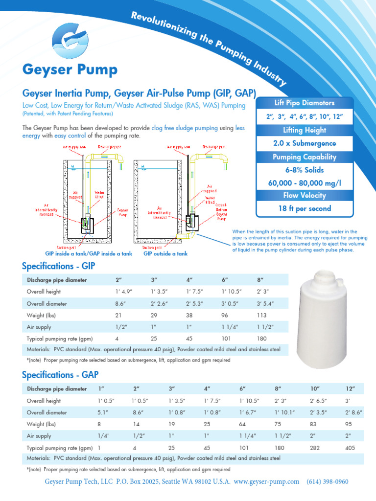 4gip E2013b | PDF | Pump | Pipe (Fluid Conveyance)