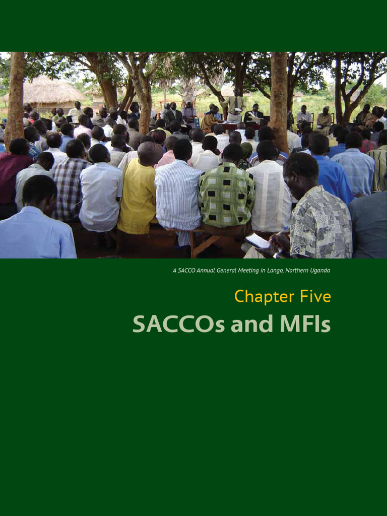 SACCOs and MFIs | PDF | Loans | Microfinance