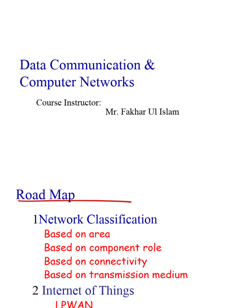 DCCN - Lecture - 06-07 - Network Classification | PDF DCCN - Lecture - 06-07 - Network Classification | PDF
