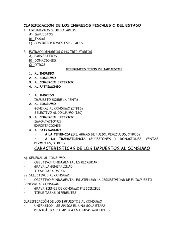 Resumen Del Itbis | PDF | Impuestos | Estatuto de limitaciones