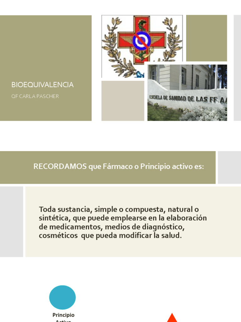 Bioequivalencia y Medicamentos Intercambiables | PDF | Medicamentos con ...