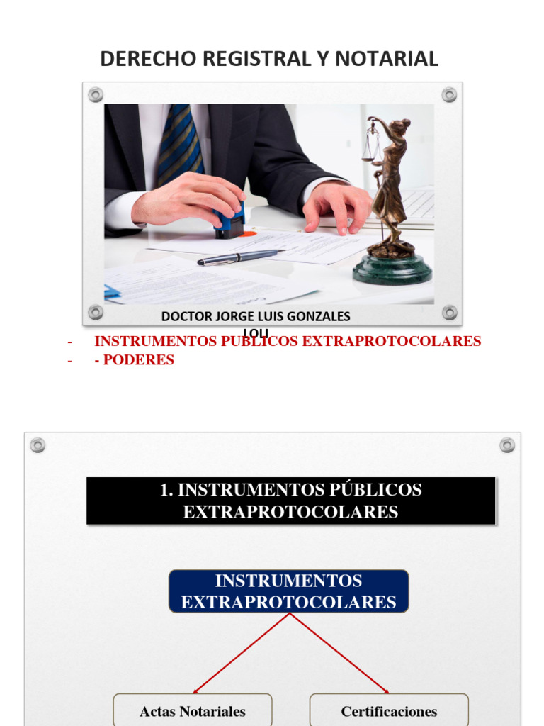 Instrumentos Publicos Extraprotocolares-Poderes | PDF | Justicia | Crimen y violencia