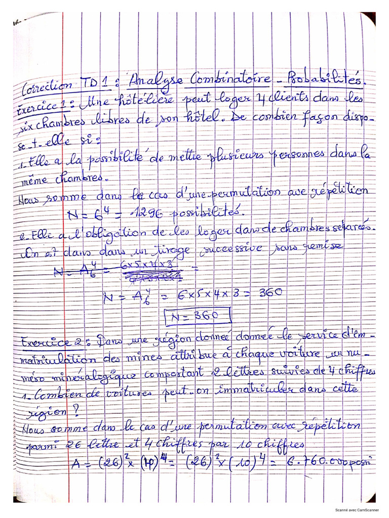 TD Proba Corrigés | PDF
