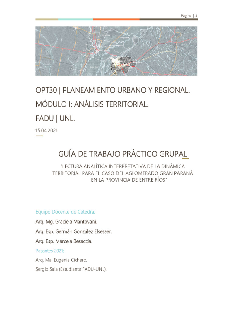 Guía TP Grupal Pur 2021 Fadu Unl | PDF