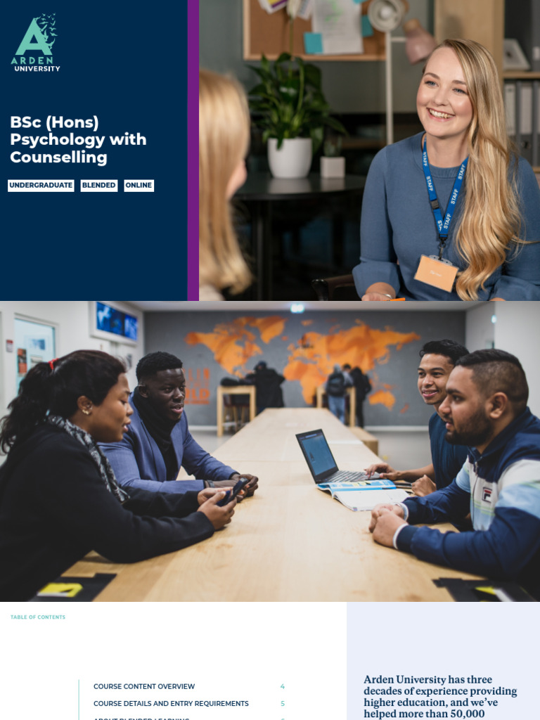 BSc Psychology with Counselling Online | PDF