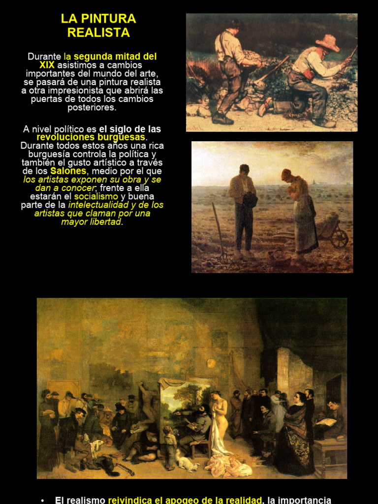 Evolución del Realismo en el Arte del Siglo XIX | PDF | Arte