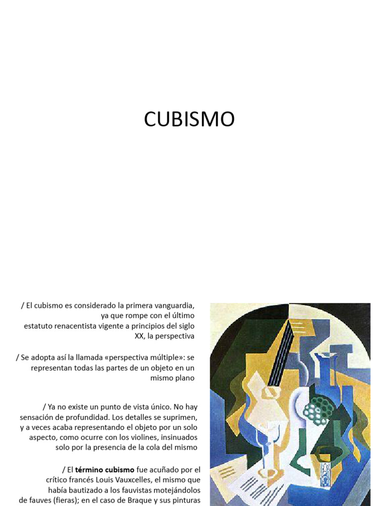 CUBISMO | PDF