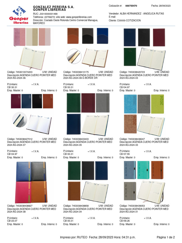 Agendas Pointer 2024 | PDF