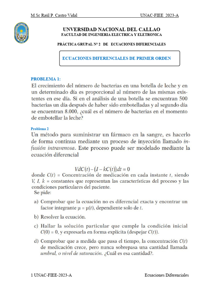 Practica #2 Grupal de Ed Unac-Fiee | PDF