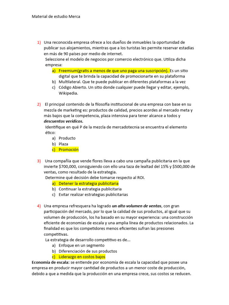 Material Merca Final | PDF | Marketing | Business