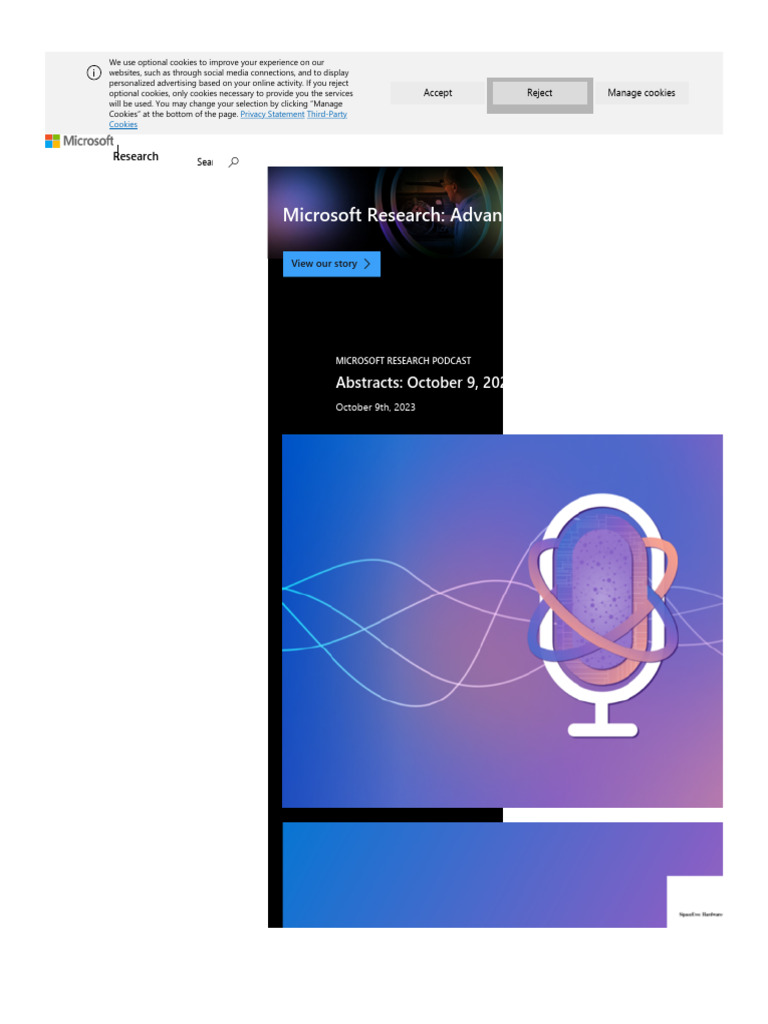 Microsoft Research - Emerging Technology, Computer, and Software ...
