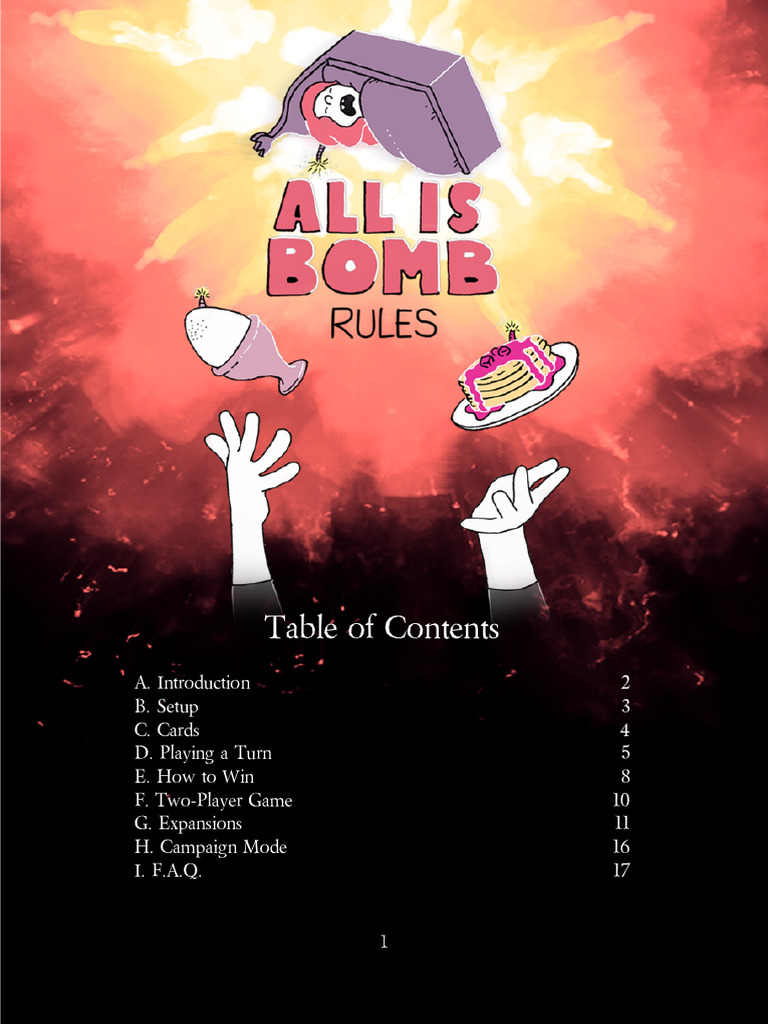 ALL IS BOMB - Rules | PDF