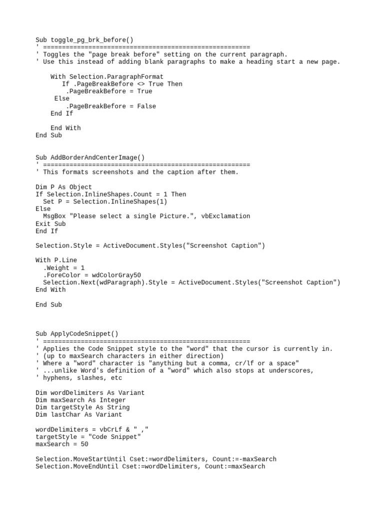 Macros | Download Free PDF | Software | Computer Science