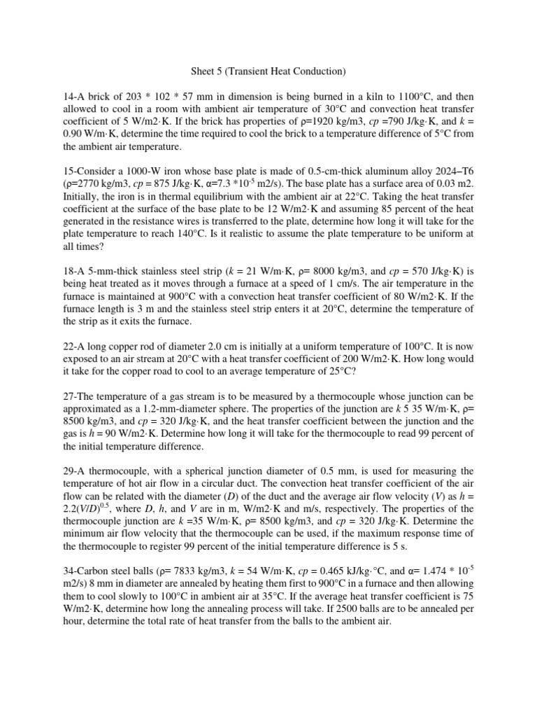 Transient Sheet | PDF