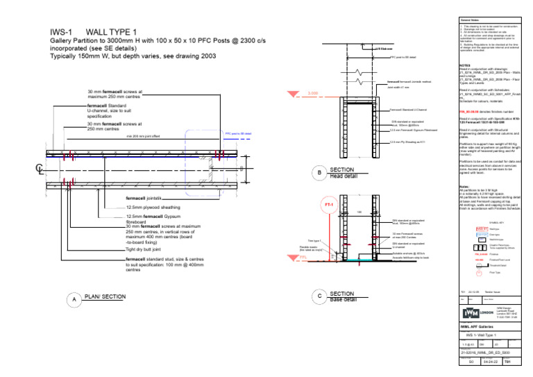 AFP - 5000 IWS - 1 Wall Type 1 | PDF | Building Engineering | Building ...
