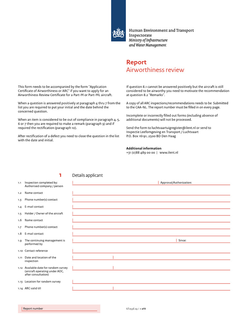 ILT 053E 09+-+report+airworthiness+review | PDF