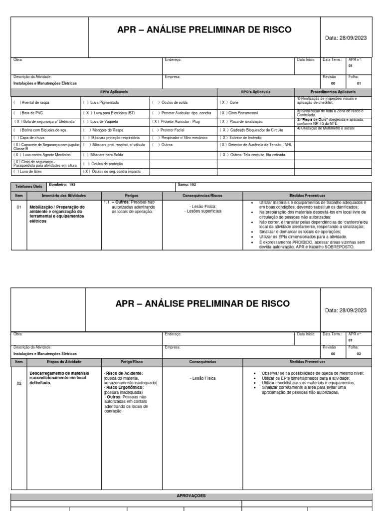 Apr - Elétrica Rev.0 | Download grátis PDF | Eletricista | Engenharia