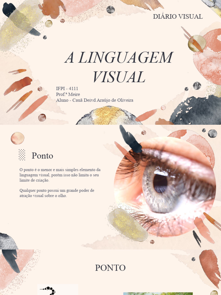 Diário Visual - Linguagem Visual | PDF | Cor | Linha (Geometria)