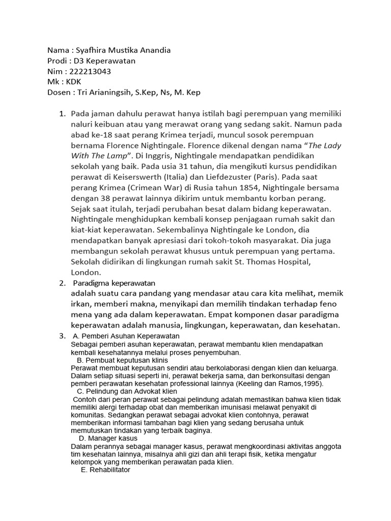 Uas KDK | PDF | Pengembangan Diri