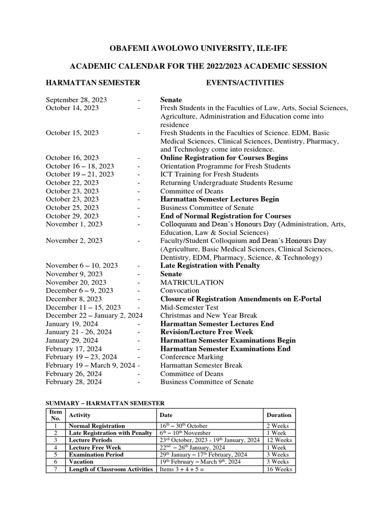 Senate-Approved 2022 - 2023 Calendar | PDF | Academic Term | Academia