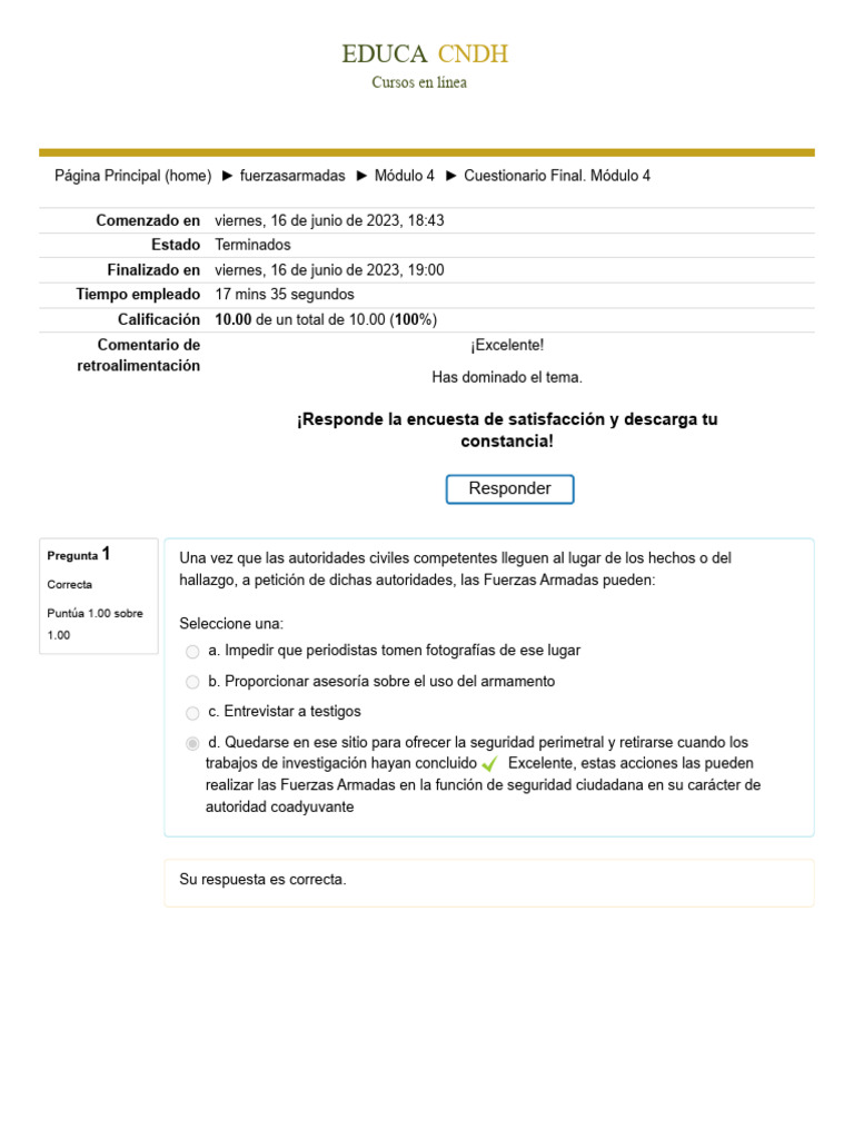 MODULO 4 EXAMEN FINAL VERSIÓN 1 | PDF
