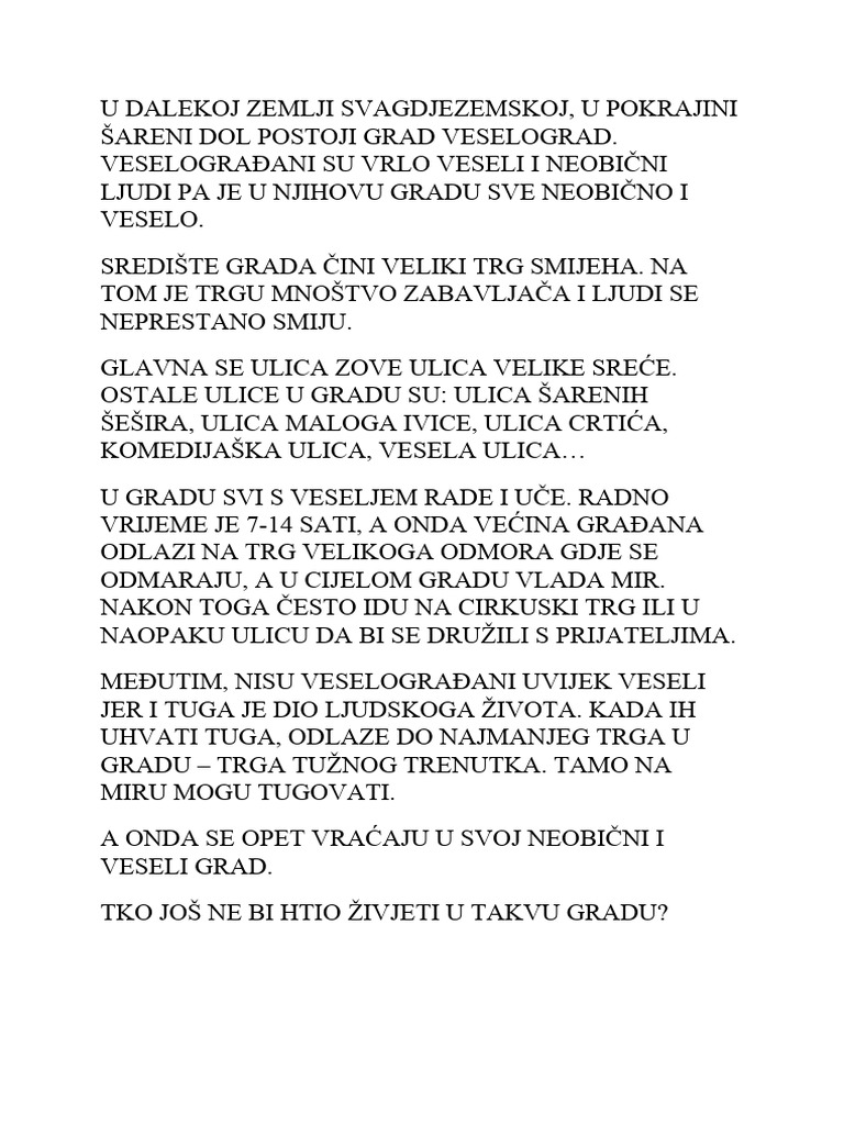 Veliko i Malo Slovo, 6. | PDF