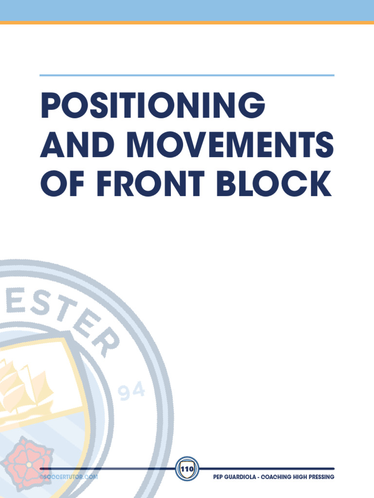 Guardiola's High Pressing Tactics Guide | PDF