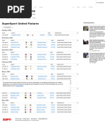 Betway Premiership Fixtures 2025-26 | PDF | Sports | Association Football