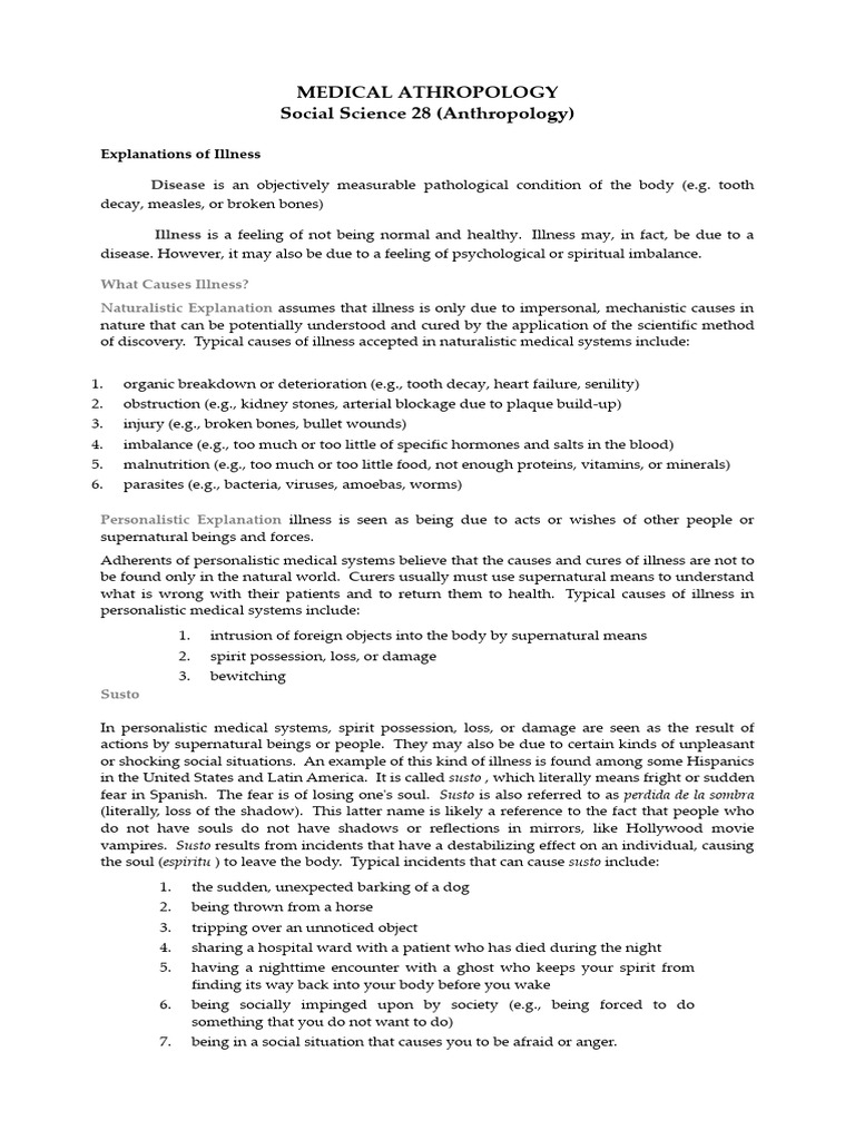 Medical Anthropology | PDF