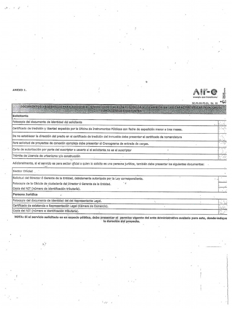 Declaracion de Cumplimiento Retie | PDF