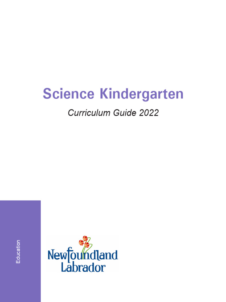 Kindergarten Science Curriculum Guide 2022 | PDF
