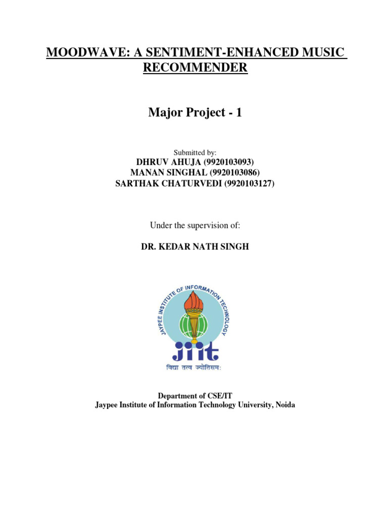 _majorProject_Group 23_First Progress Report | PDF | Deep Learning | Cloud Computing