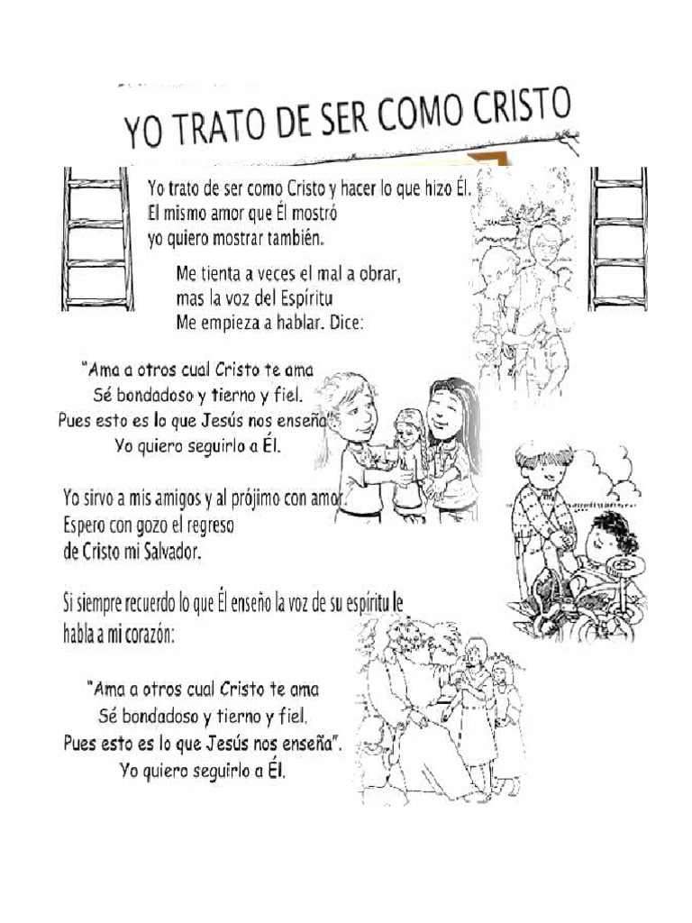 1 Yo Trato de Ser Como Cristo | PDF