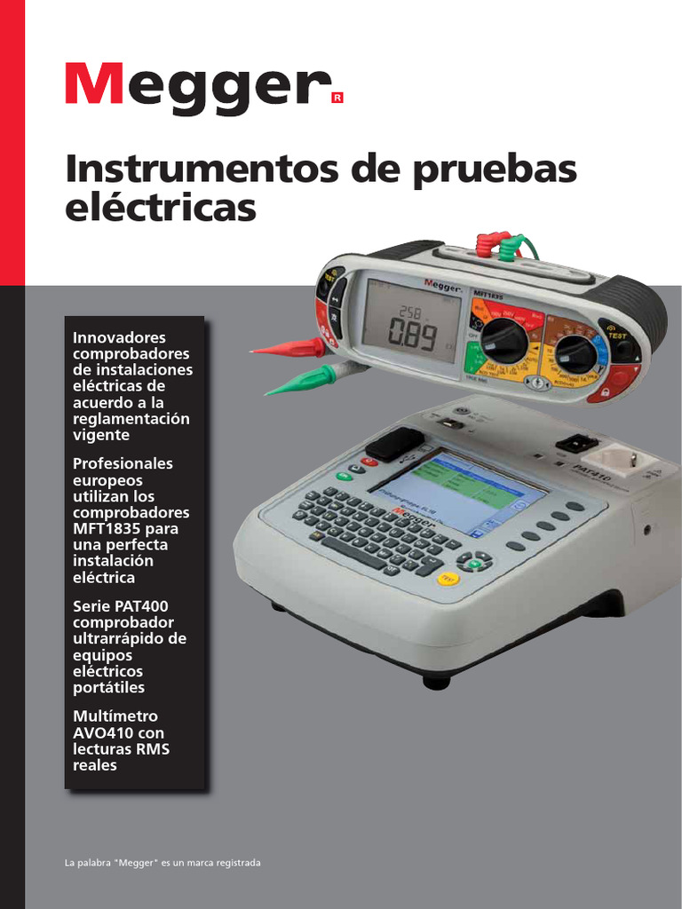 Catalogo Megger | PDF