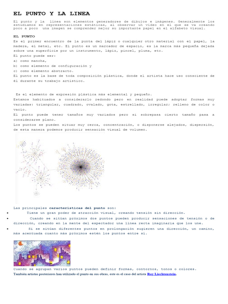 El Punto y La Linea | PDF | Color | Lápiz