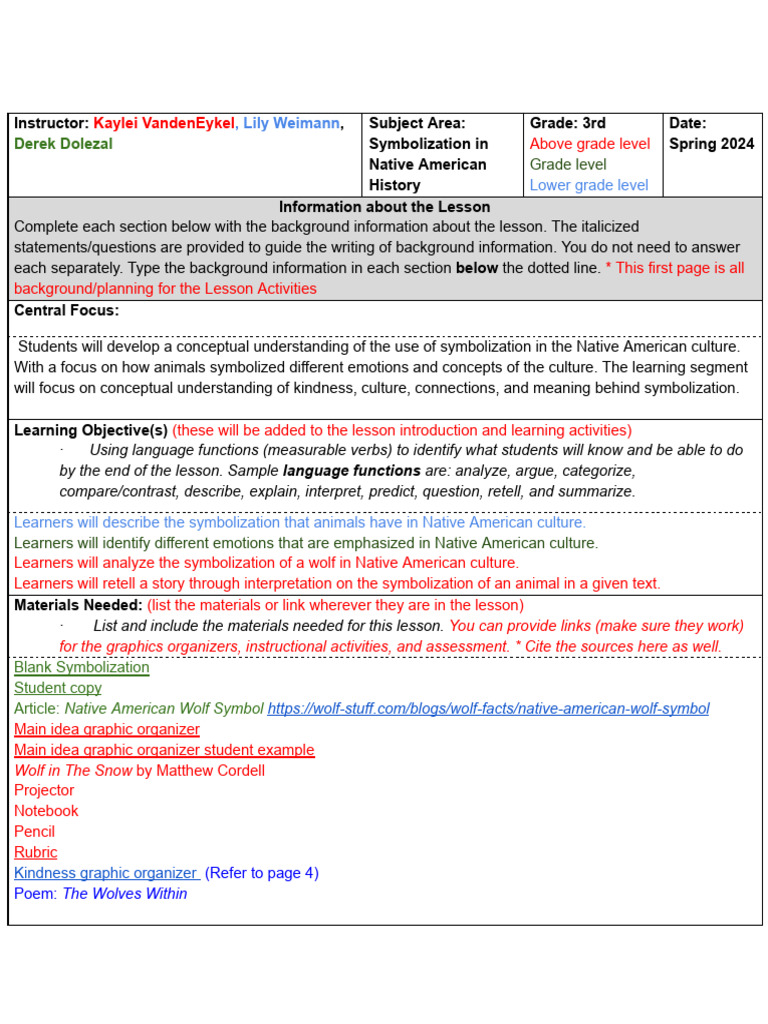 Differentiation Lesson Plan | PDF