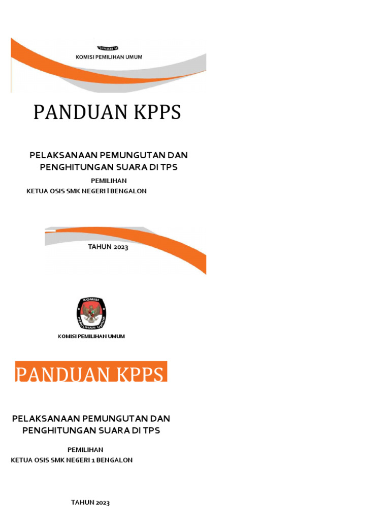 Buku Panduan Kpps | PDF