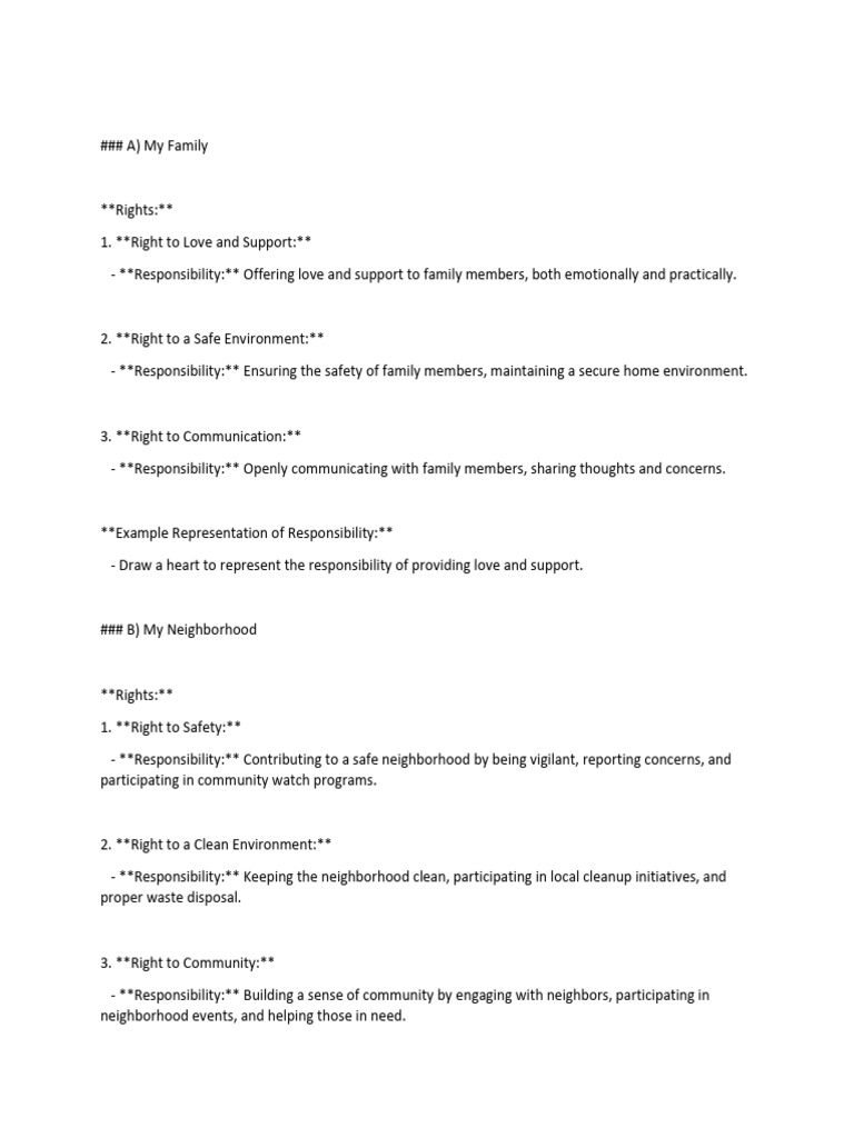 Family & Community Responsibilities | PDF