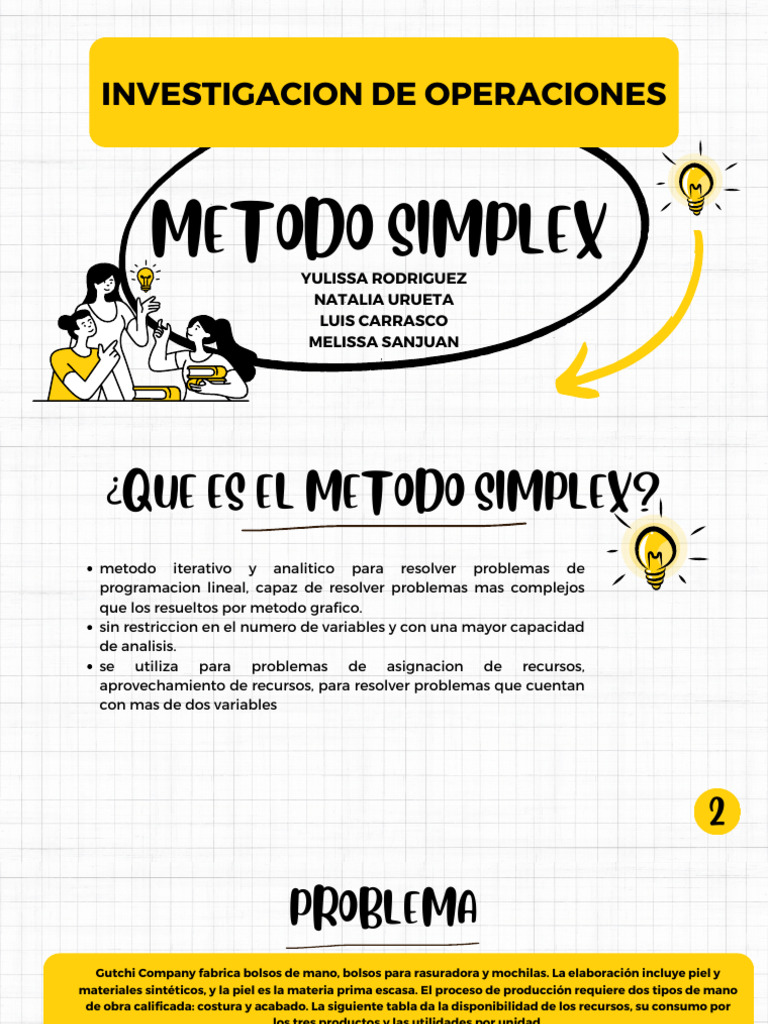 Metodo Simplex | PDF | Programación lineal | Análisis numérico