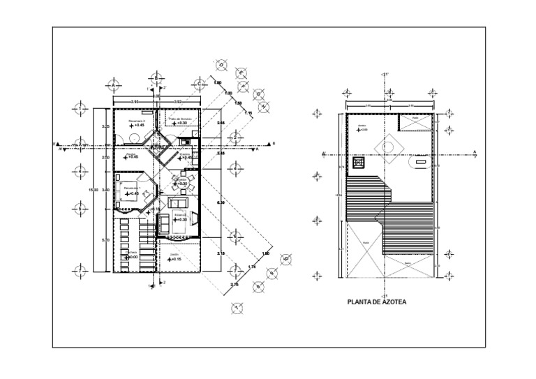 PLANTA ARQUITECTONICA Y AZOTEA | PDF
