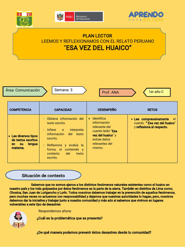 Plan Lector | PDF
