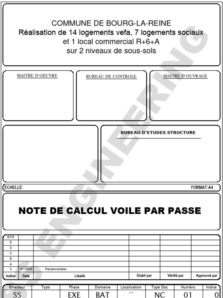 VOILE PAR PASSE - VPP - Note de Calcul | PDF