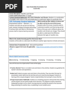 3rd Grade Lesson Plan - Weather | PDF | Lesson Plan | Science