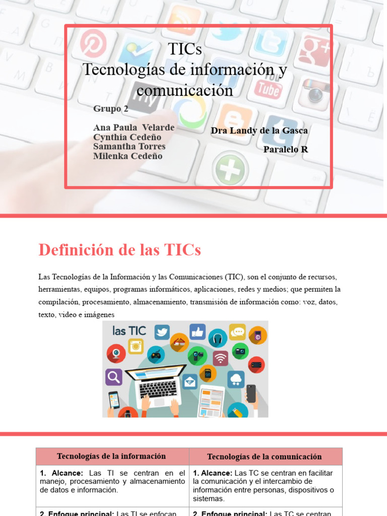 Tecnologías de Información y Comunicación-Ana Velarde | PDF | Tecnología de información y ...