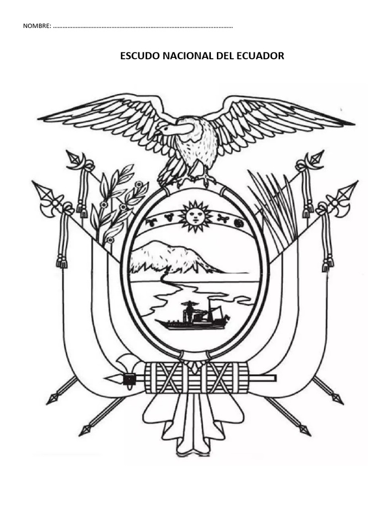 Escudo Nacional Del Ecuador | PDF