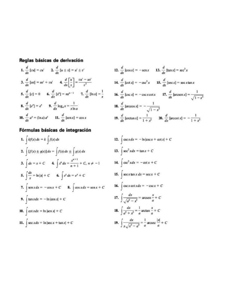 Hoja de Formulas BioMat2 | PDF Hoja de Formulas BioMat2 | PDF