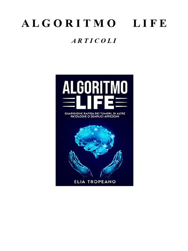 Articoli Algoritmo Life | PDF