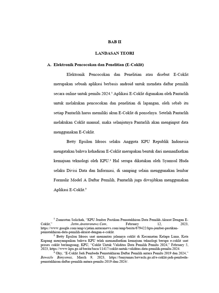 Kajian Teori Farida | PDF